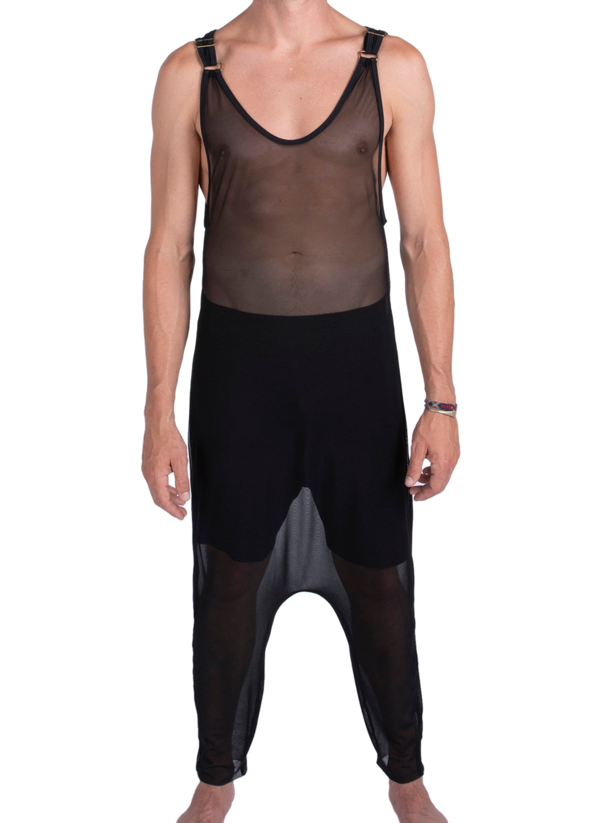 Black Mesh Onesie – Amanda Sage Collection